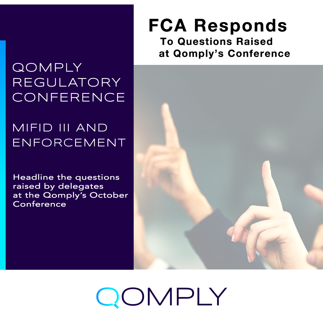 Qomply Regulatory Conference Delegate Questions Answered by FCA